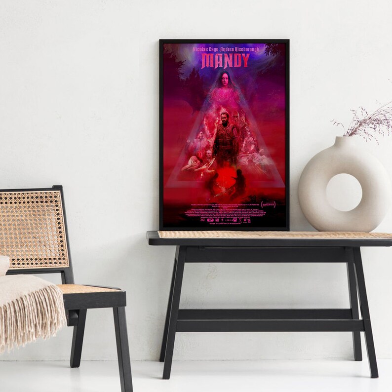 Mandy Movie Poster, Unique Movie Poster Wall Art, Gift for Movie Lovers ...