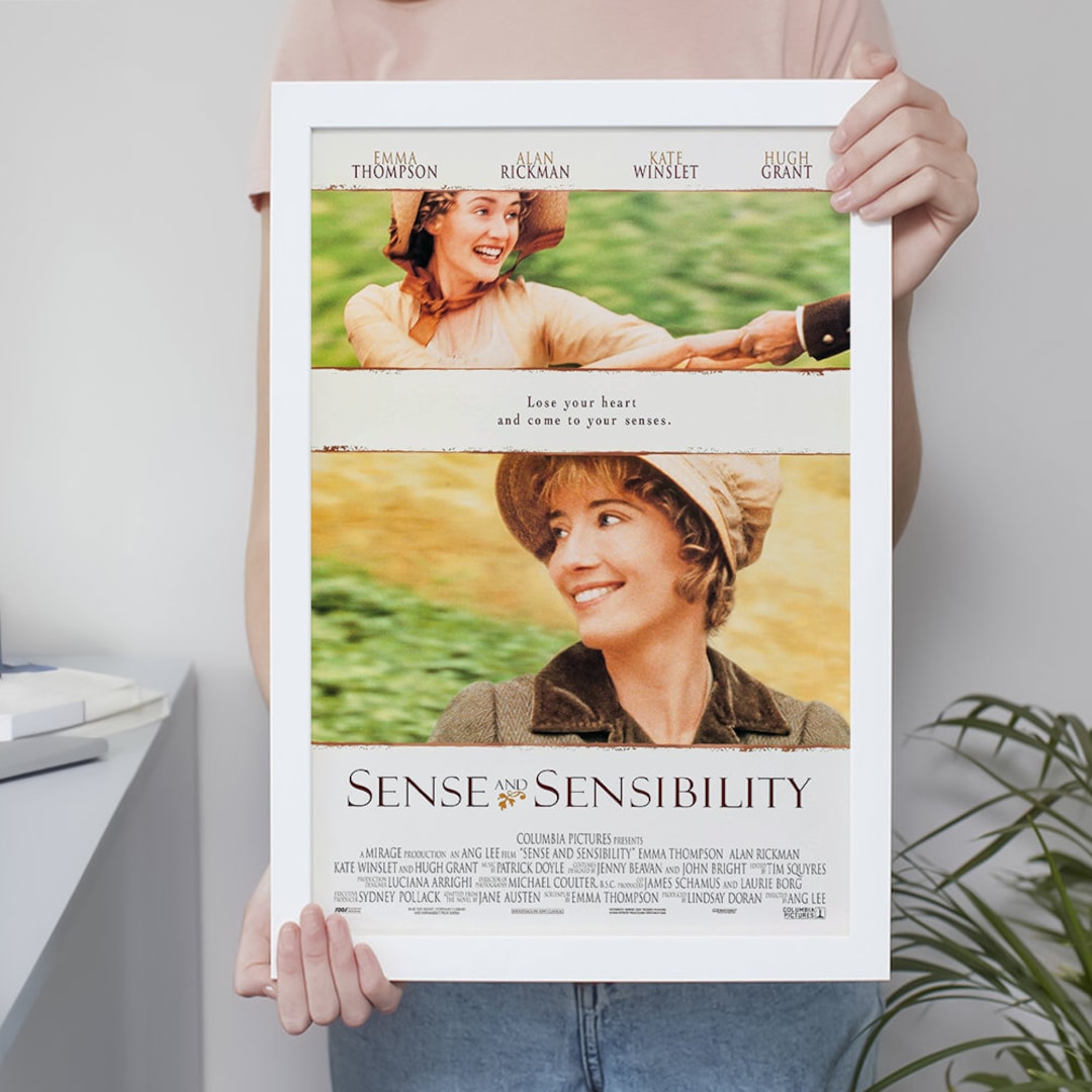 Sense and Sensibility Movie Poster, Unique Movie Poster Wall Art, Gift ...