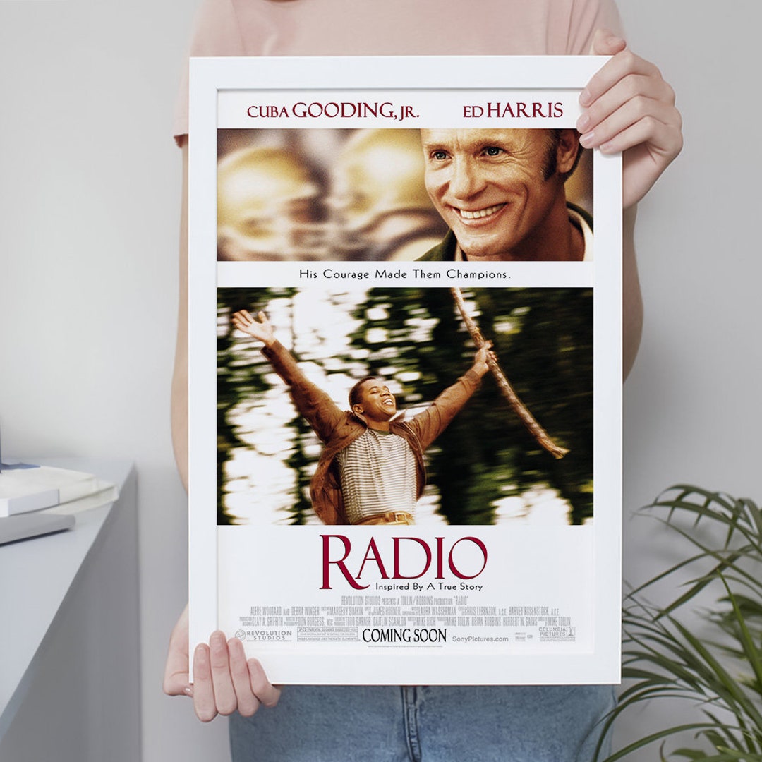 Radio Movie Poster, Unique Movie Poster Wall Art, Gift for Movie Lovers ...