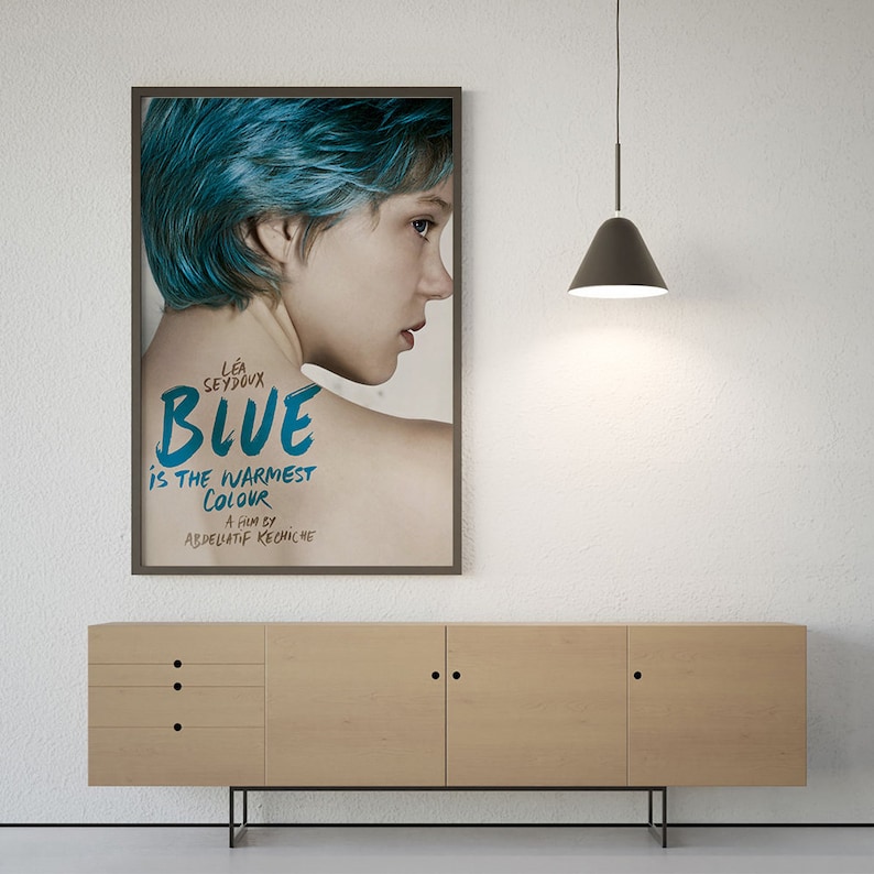 Blue is the Warmest Color Movie Poster, Unique Movie Poster Wall Art ...