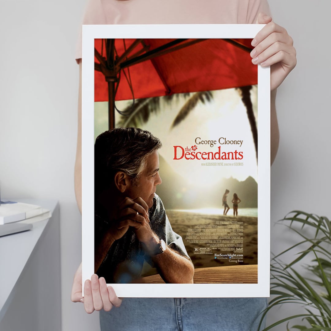 The Descendants Movie Poster, Unique Movie Poster Wall Art, Gift for ...