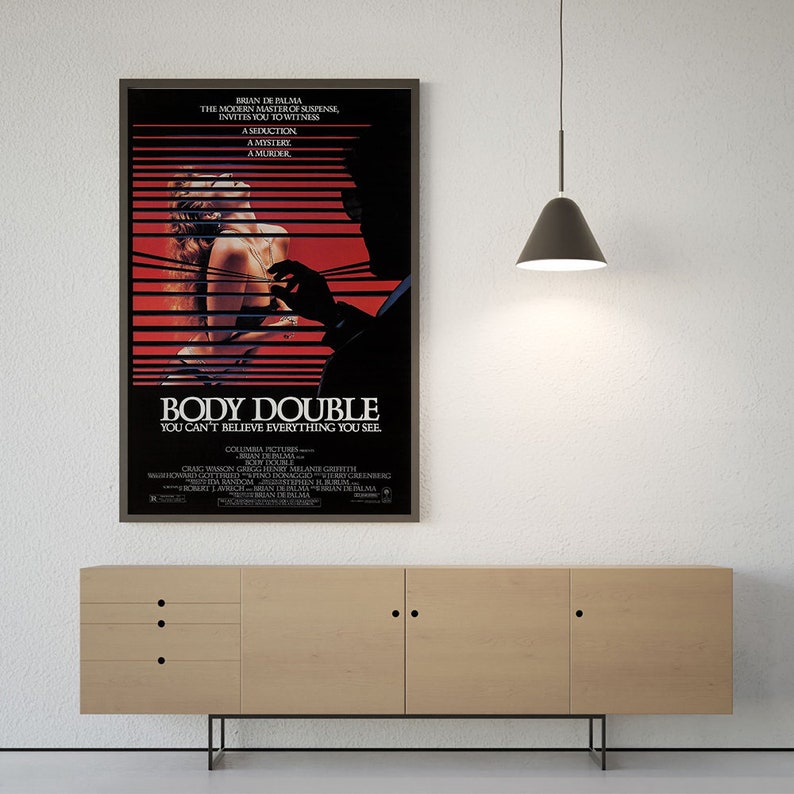 Body Double Movie Poster, Unique Movie Poster Wall Art, Gift for Movie ...