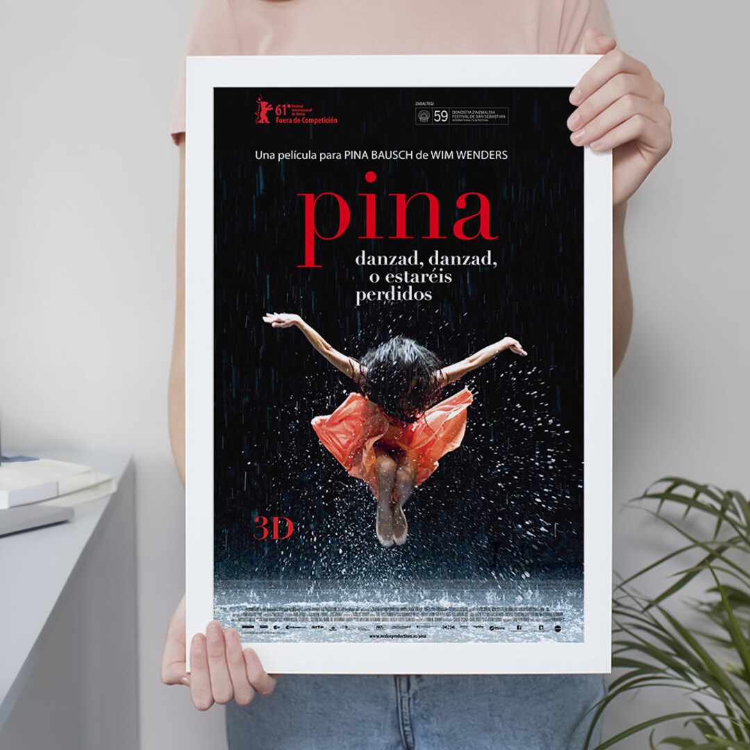 Pina Movie Poster, Unique Movie Poster Wall Art, Gift for Movie Lovers ...