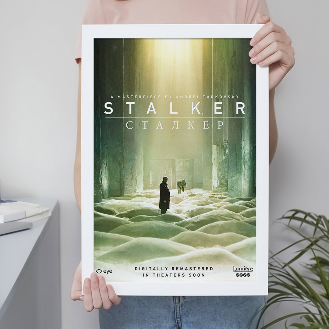 Stalker Movie Poster, Unique Movie Poster Wall Art, Gift for Movie ...