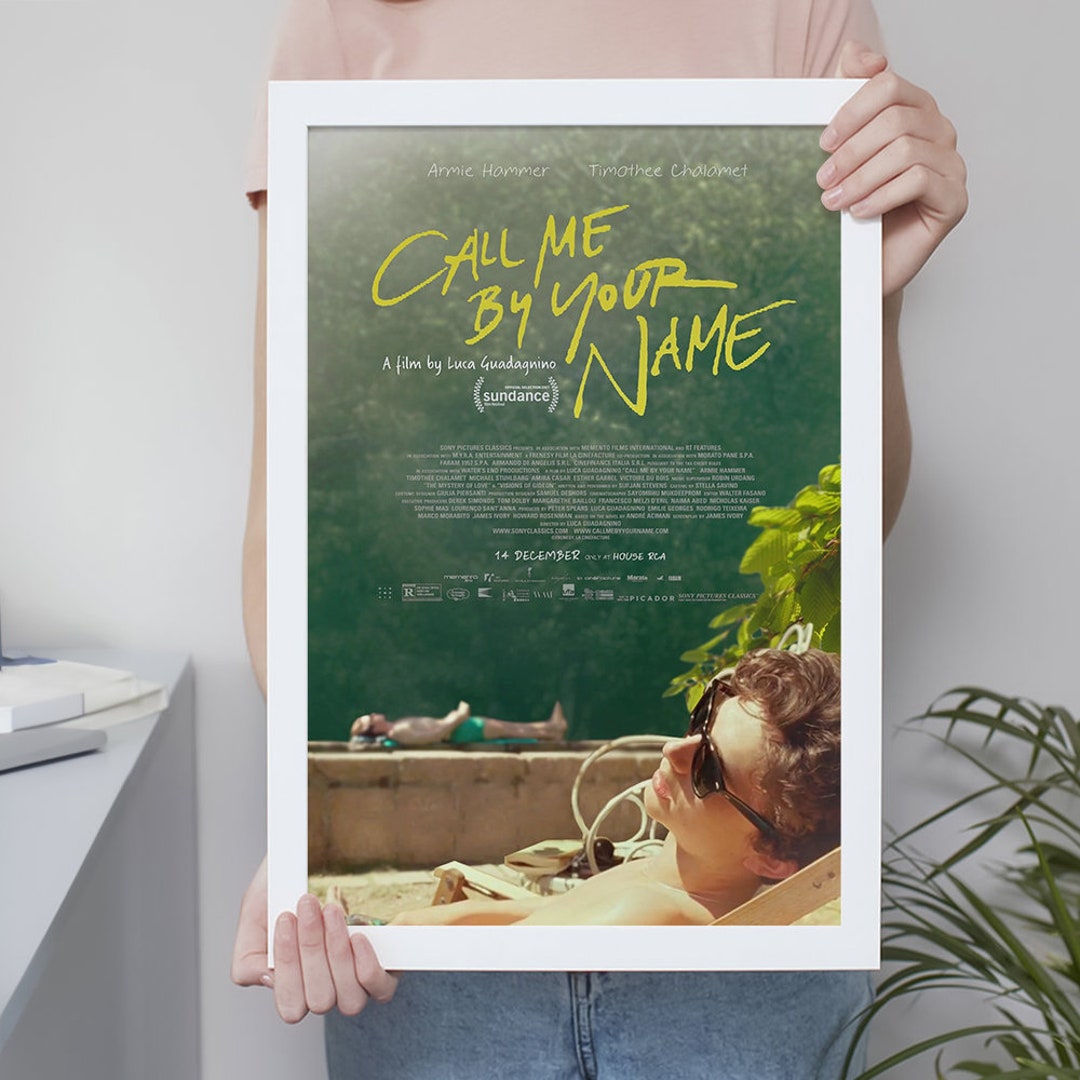 Call Me by Your Name Movie Poster, Unique Movie Poster Wall Art, Gift for Movie Lovers, Room ...