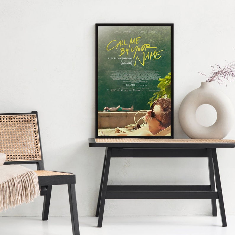 Call Me by Your Name Movie Poster, Unique Movie Poster Wall Art, Gift for Movie Lovers, Room ...