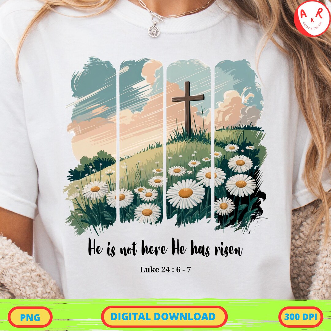 He is Not Here He Has Risen Png, Brushstroke Easter Png, Christian ...