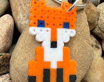 Fox Hama/perler Bead Party Favour, Available as Keyring, Keychain ...