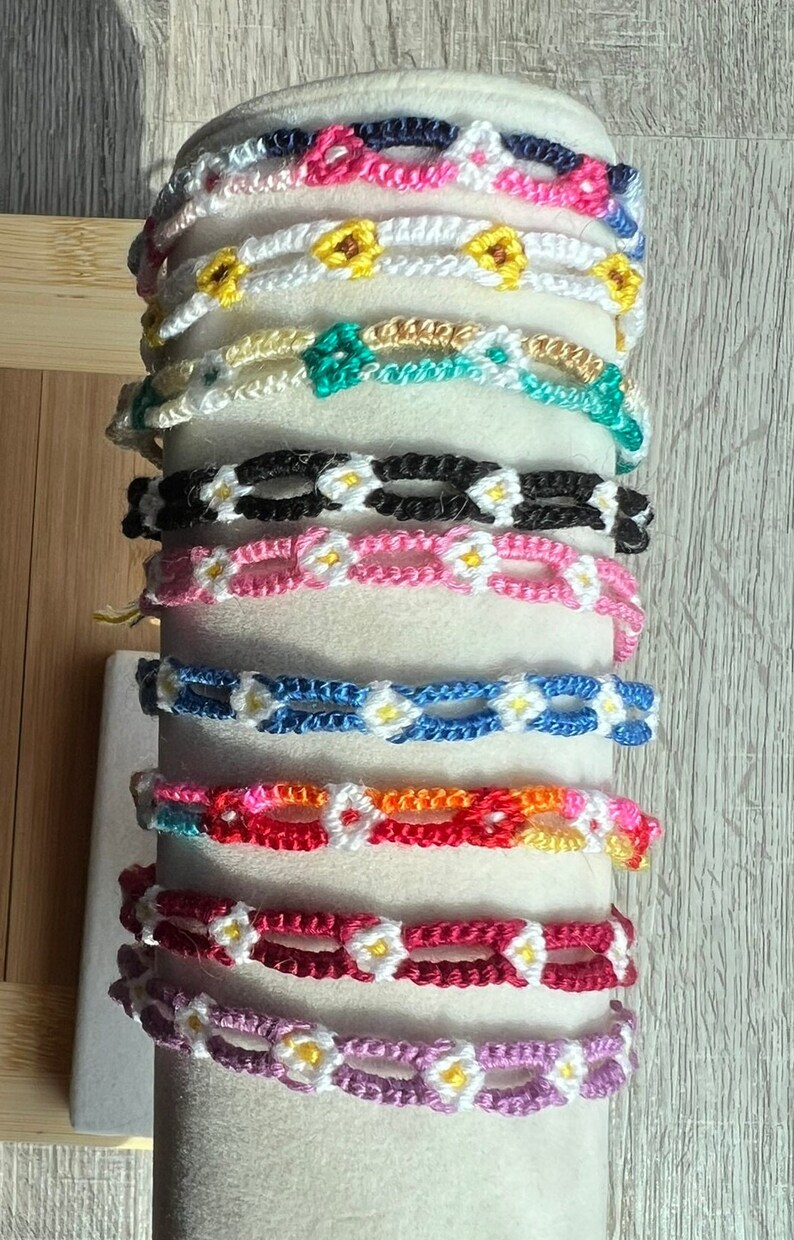 Daisy Chain Friendship Bracelets - Etsy