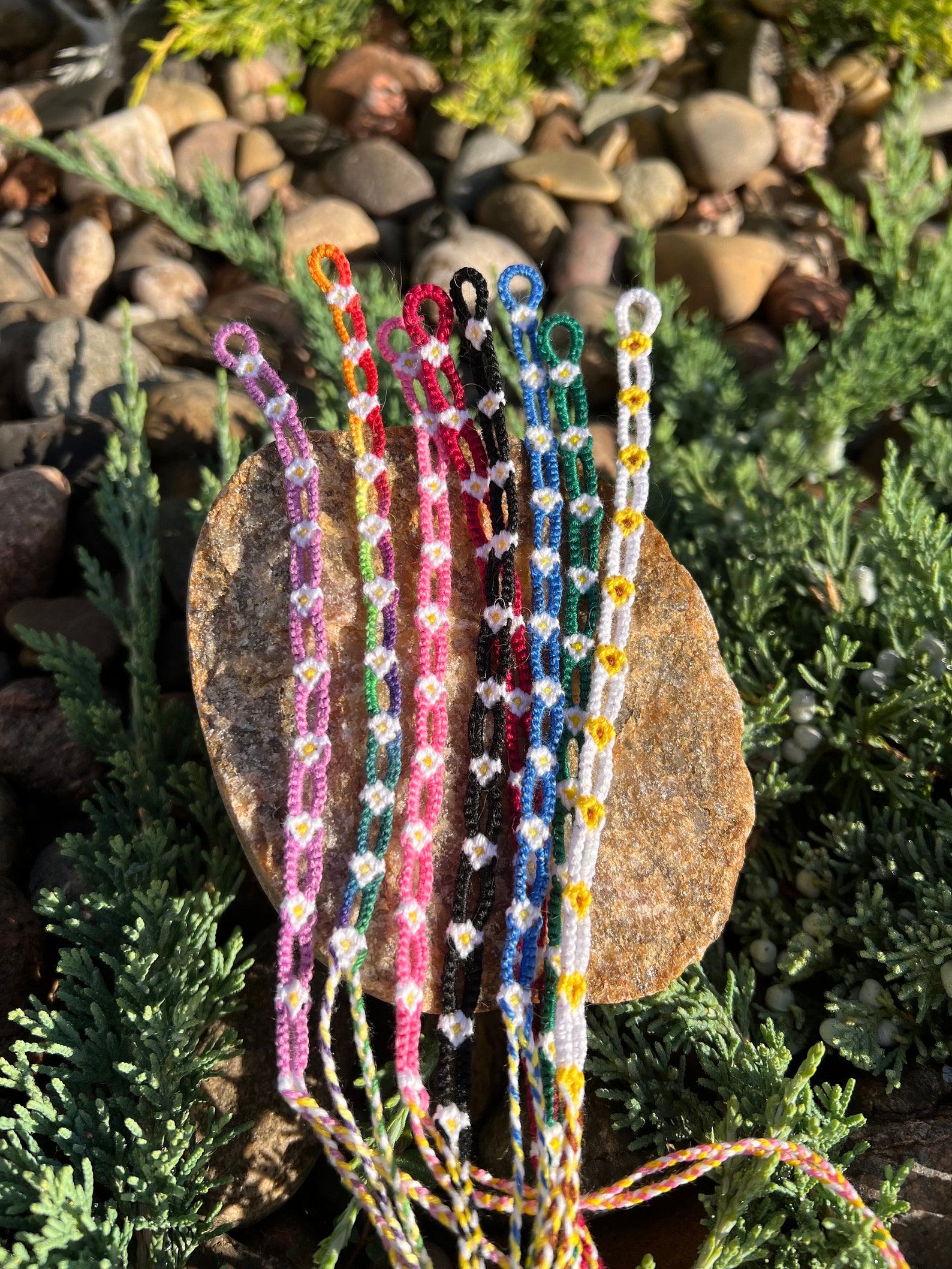 Daisy Chain Friendship Bracelets - Etsy