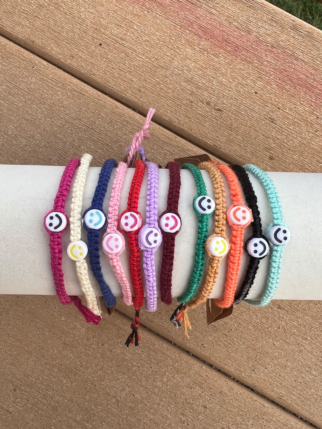 Smiley Face Bracelet - Etsy