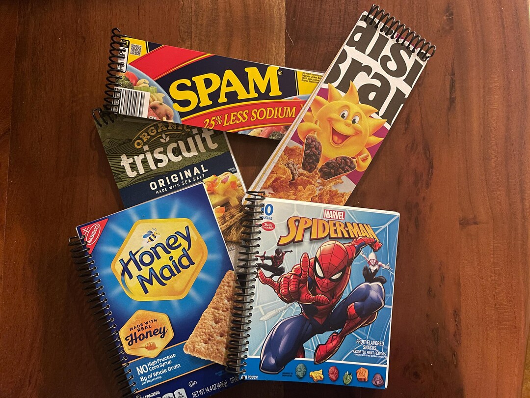 Food-themed Notebooks and Journals | Upcycled - Etsy