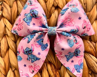Stitch Hair Bow, Ohana Hair Clip, Disney Lilo and Stitch Headband ...