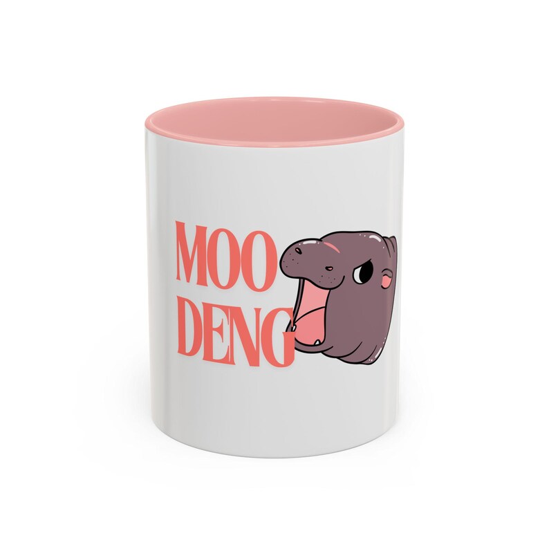 Moo Deng Mug, Just A Baby Mug, Viral Meme Mug, Meme Mug Moo Deng, Just ...
