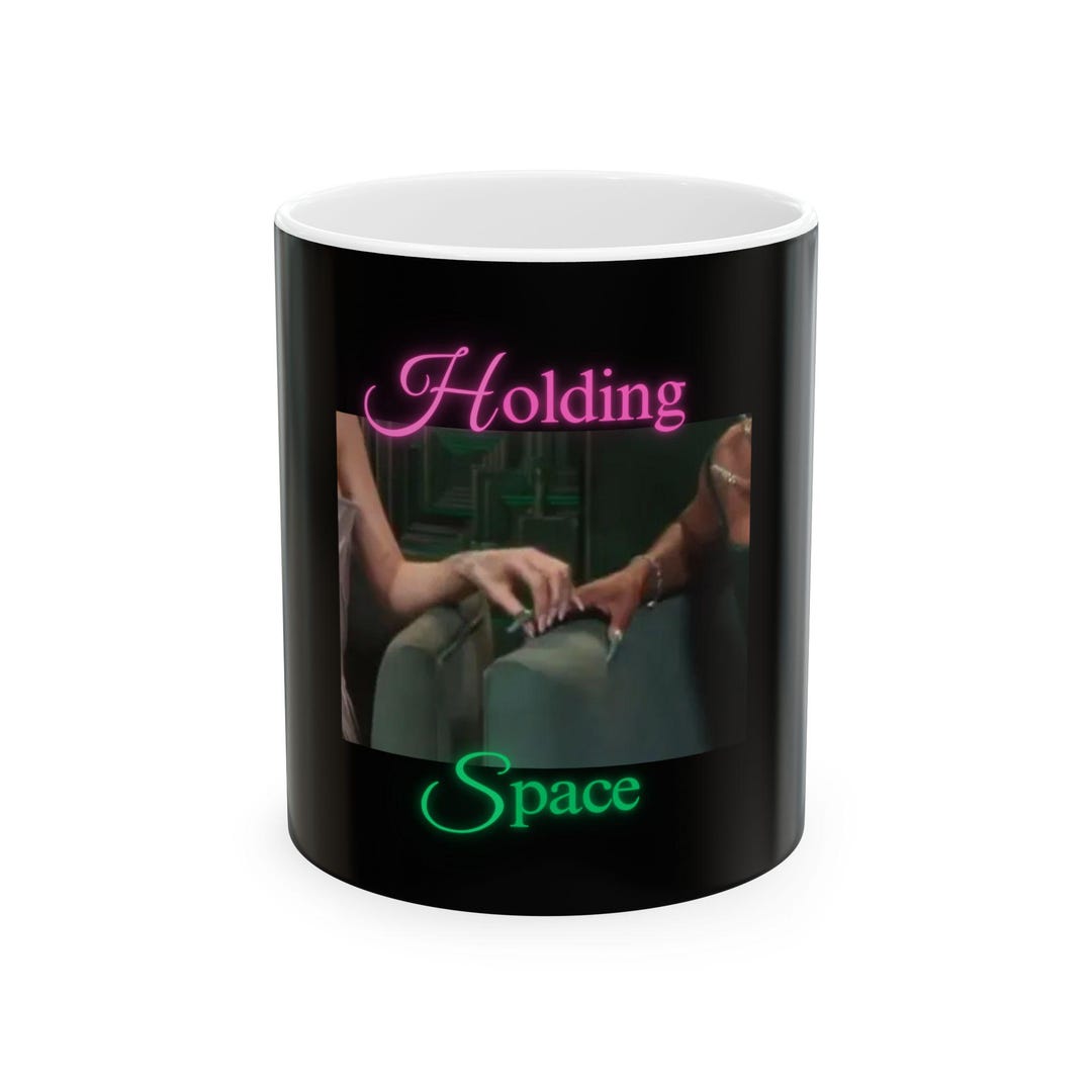 Holding Space Wicked Mug, Wicked Movie Mug, Viral Meme Mug, Meme Ariana Cynthia Space Finger ...