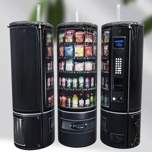 Snacks Vending Machine 20 Oz Skinny Tumbler Wrap, Mini Vending Machine ...