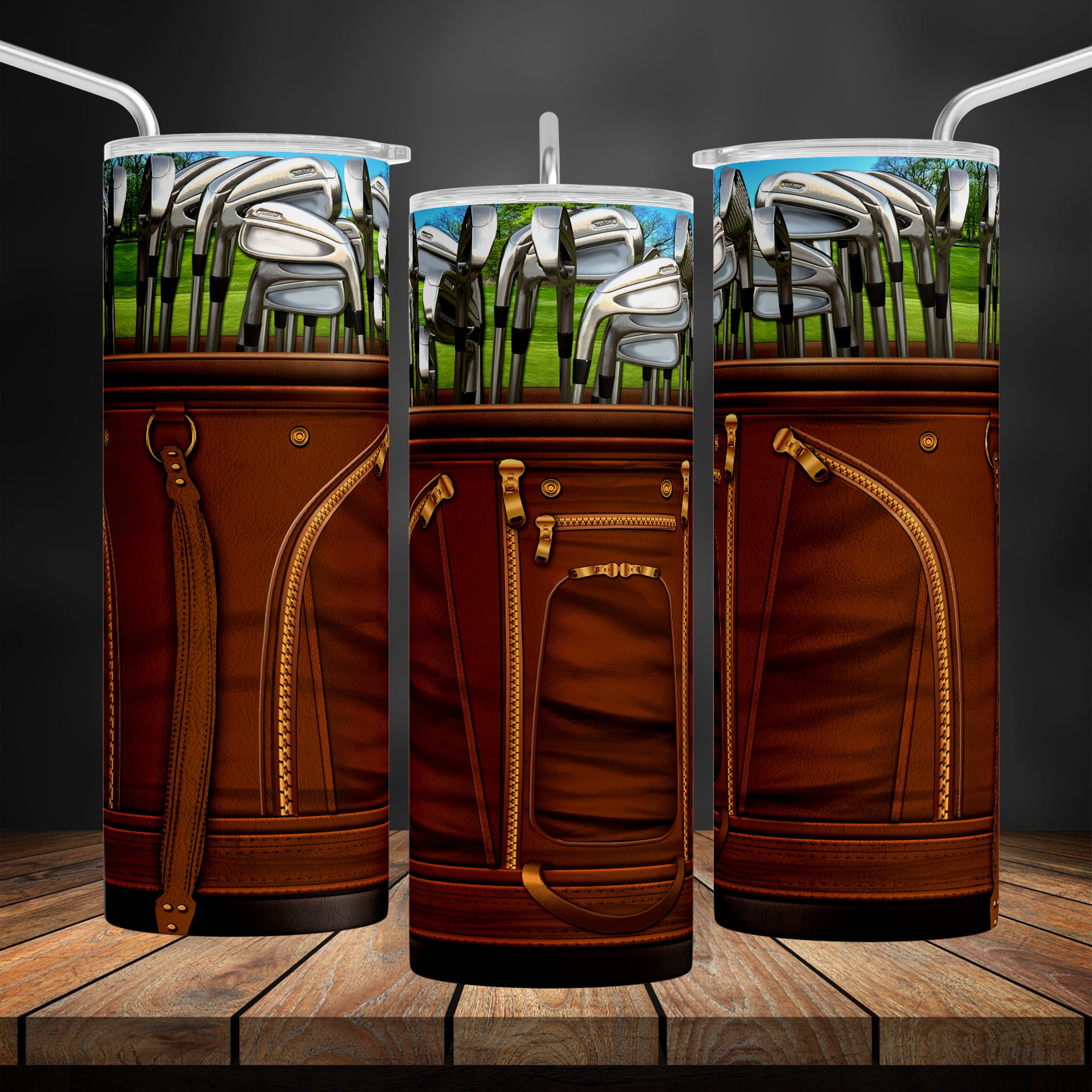 Golf Bag 20oz Tumbler Wrap, Golf Tumbler PNG, Custom Golf Gifts, Golf ...
