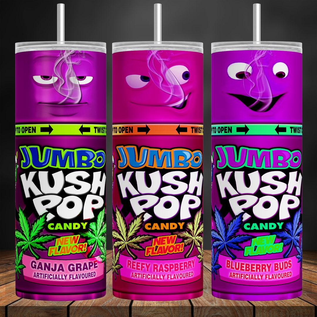 Kush Candy, 20 Oz Funny Weed Tumbler Wrap, 420 Joke Stoner Tumbler PNG ...