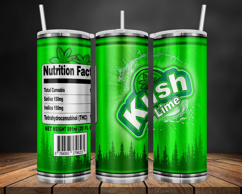 Weed Pop Can, 20 Oz Funny Weed Stoner Tumbler Wrap, 420 Joke Tumbler ...