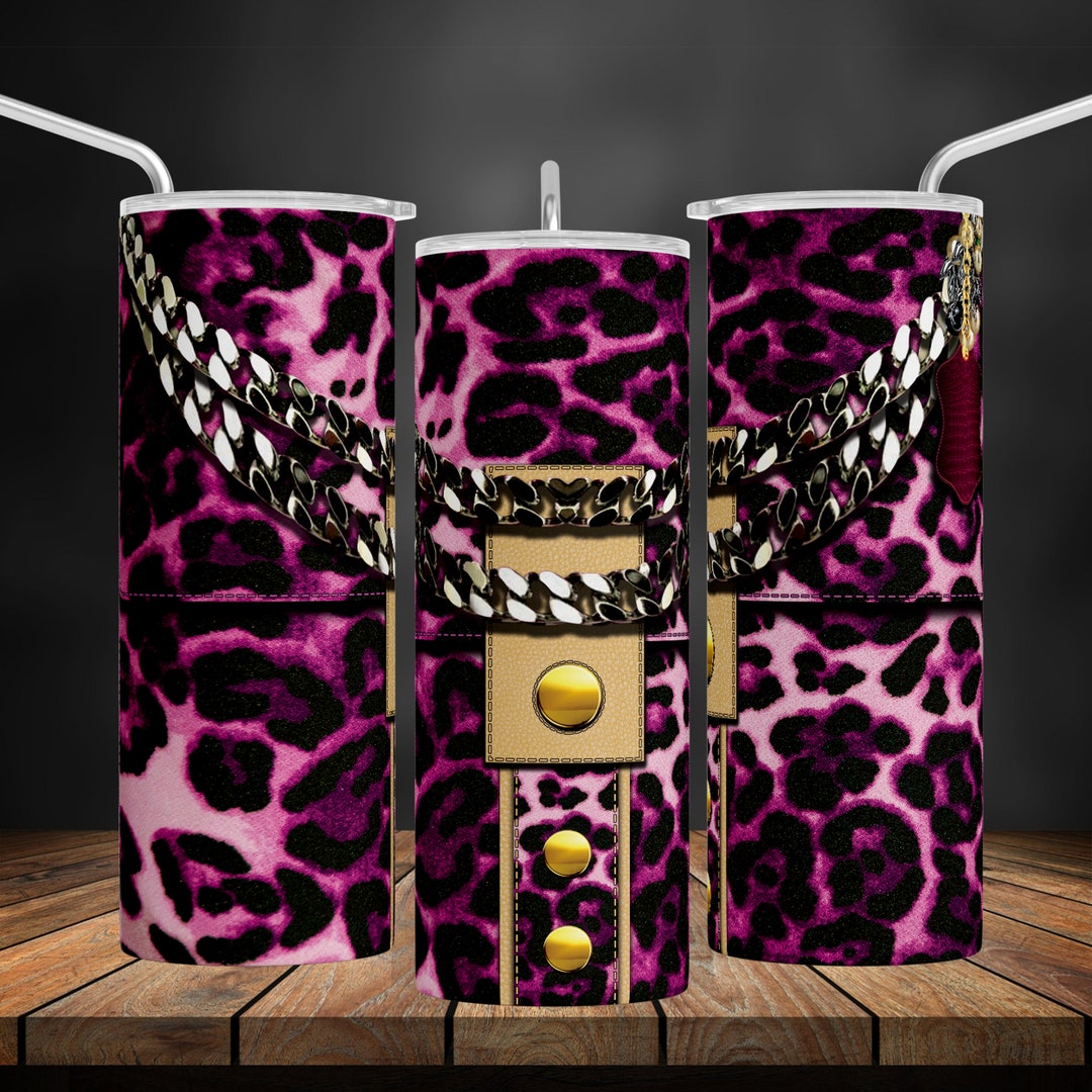 Leather Purse Tumbler Sublimation Wrap, Luxury Bag Wrap, Tumbler Purse ...