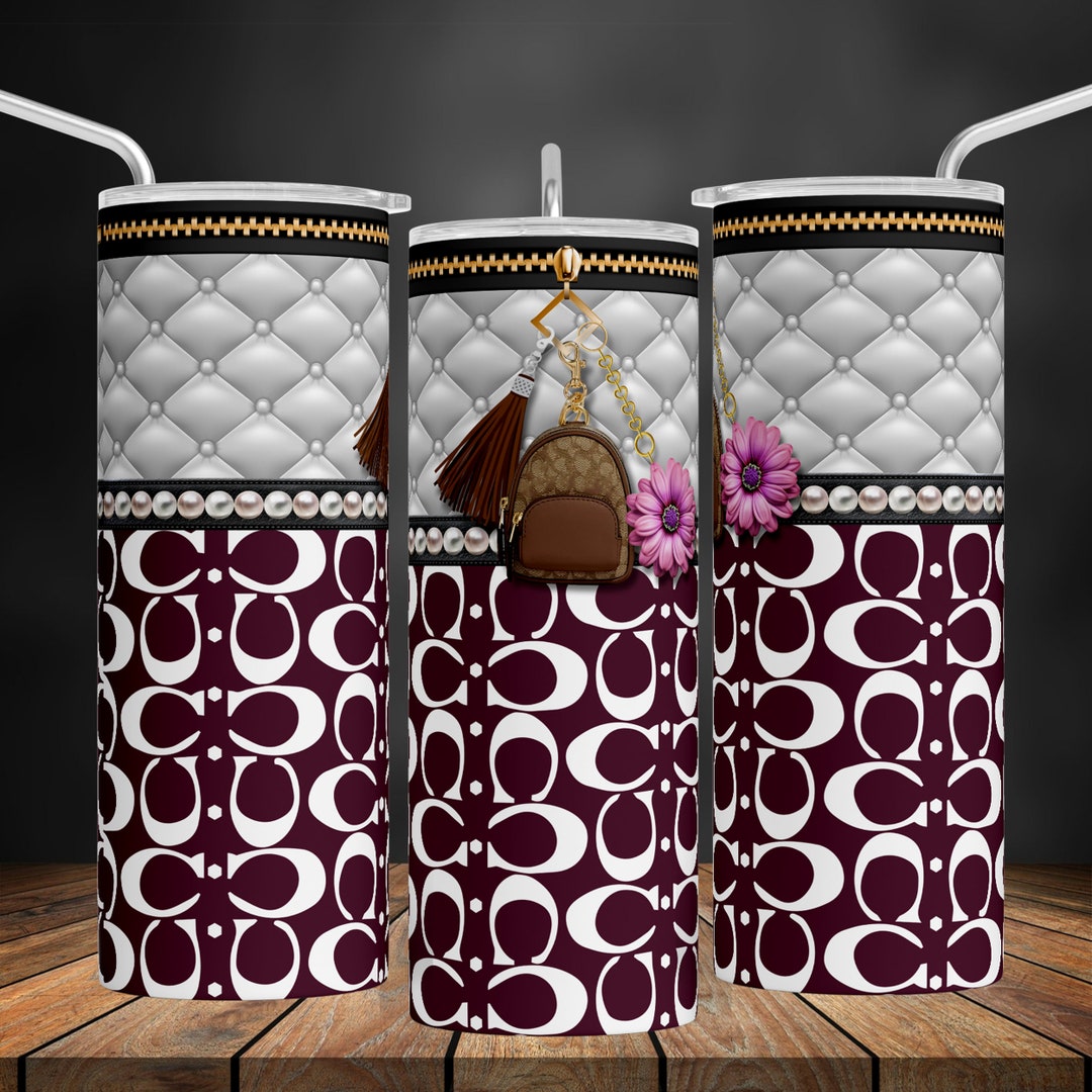 Leather Purse Tumbler Sublimation Wrap, Luxury Bag Wrap, Tumbler Purse ...