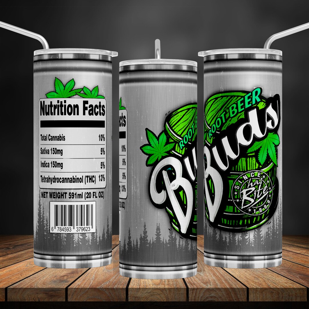 Weed Pop Can, 20 Oz Funny Weed Stoner Tumbler Wrap, 420 Joke Tumbler ...