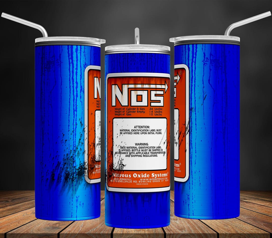 Dirty Nos Can 20oz Tumbler Wrap, Nitrous Nos Tumbler, Automotive Gift ...