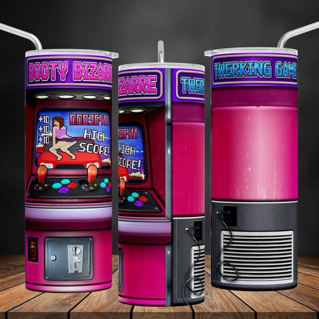 Twerking Arcade 20 Oz Funny Adult Humor Tumbler Wrap, Sarcastic Joke ...