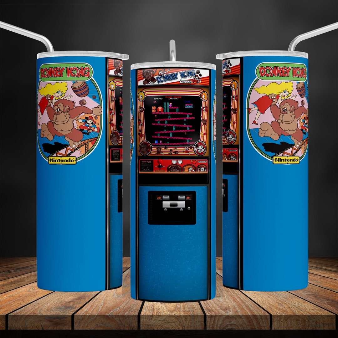 Arcade Game 20 Oz Tumbler Wrap: Sarcastic Seamless PNG (digital ...