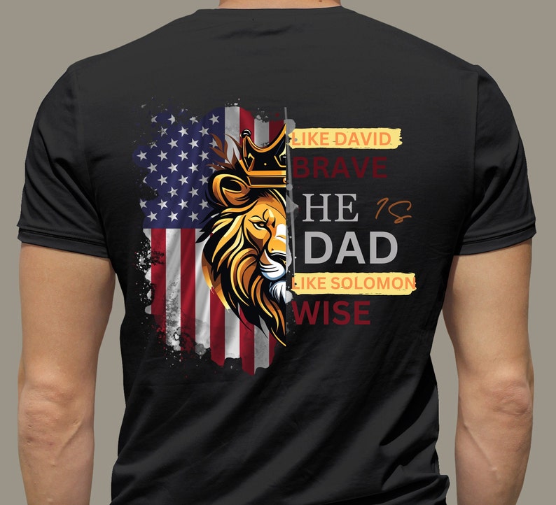 Dad PNG He is Dad PNG Brave Like David Png Bible Verses Png Father's ...