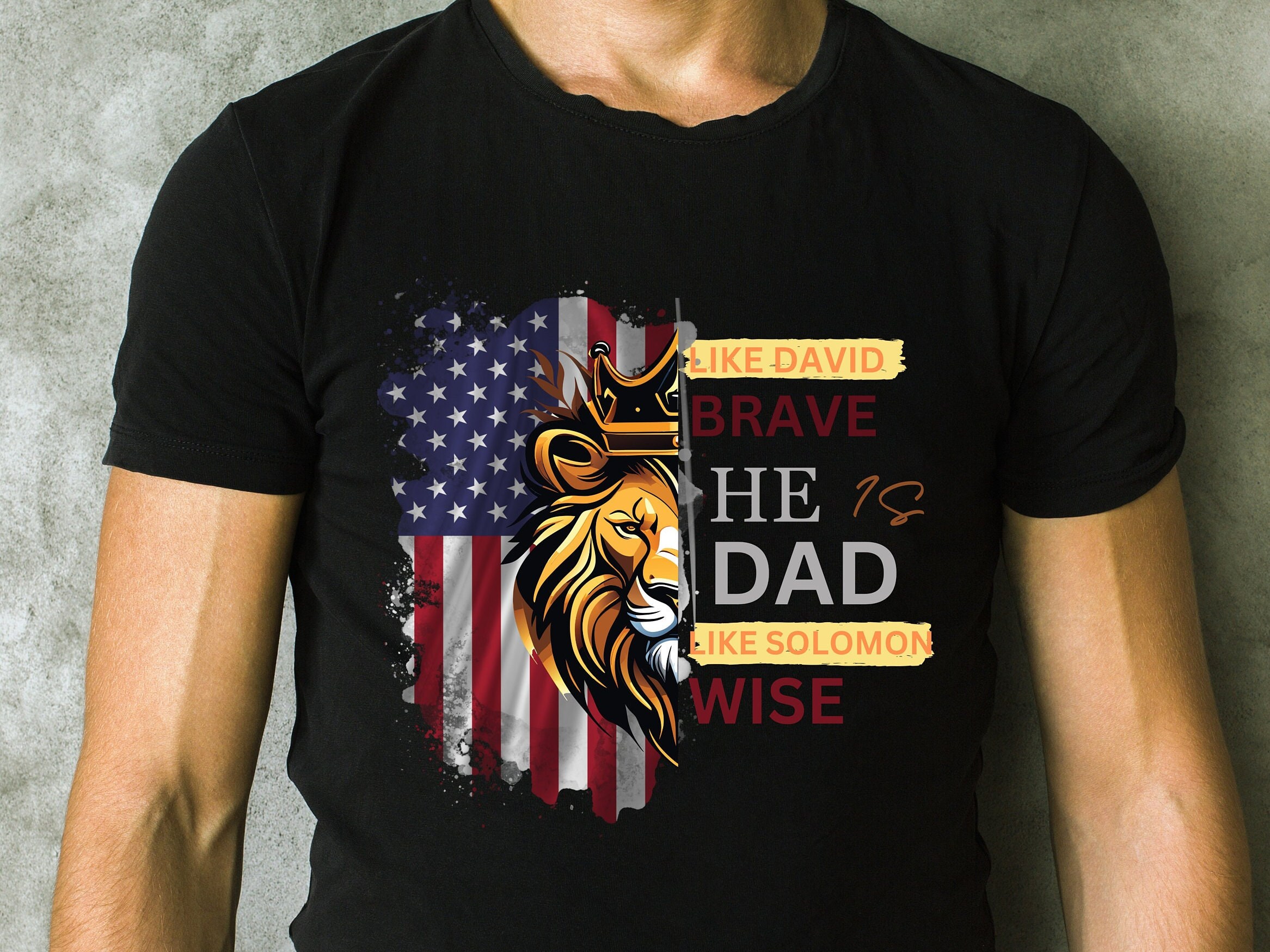 Dad PNG He is Dad PNG Brave Like David Png Bible Verses Png Father's ...