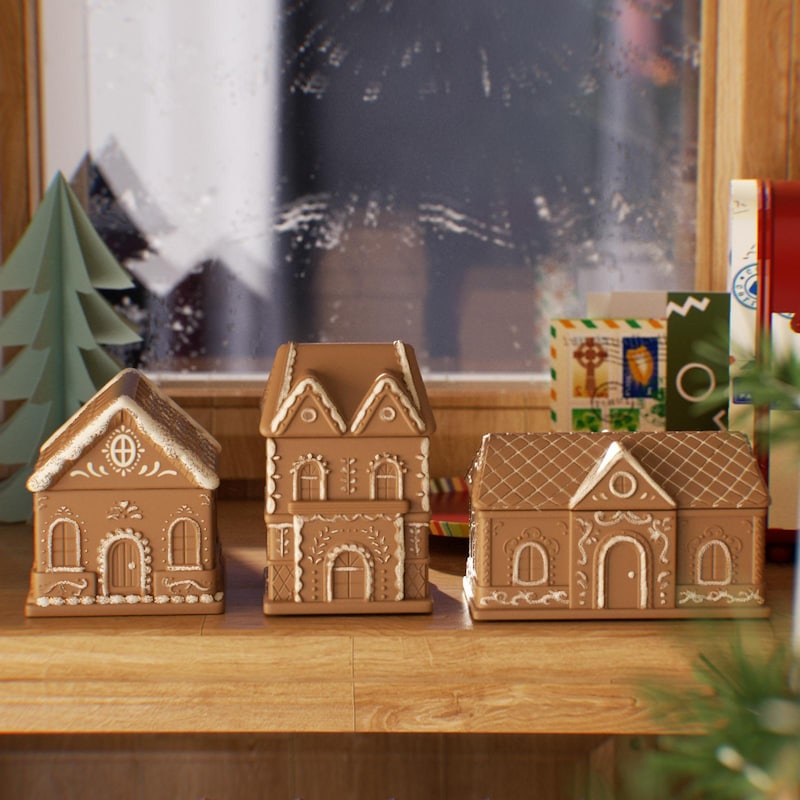 Gingerbread House Molds - Etsy