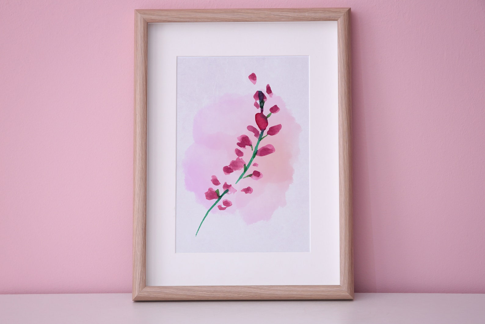 Watercolor Hyacinth Art, Plant Lover Gift, Printable Wall Art, Plant ...