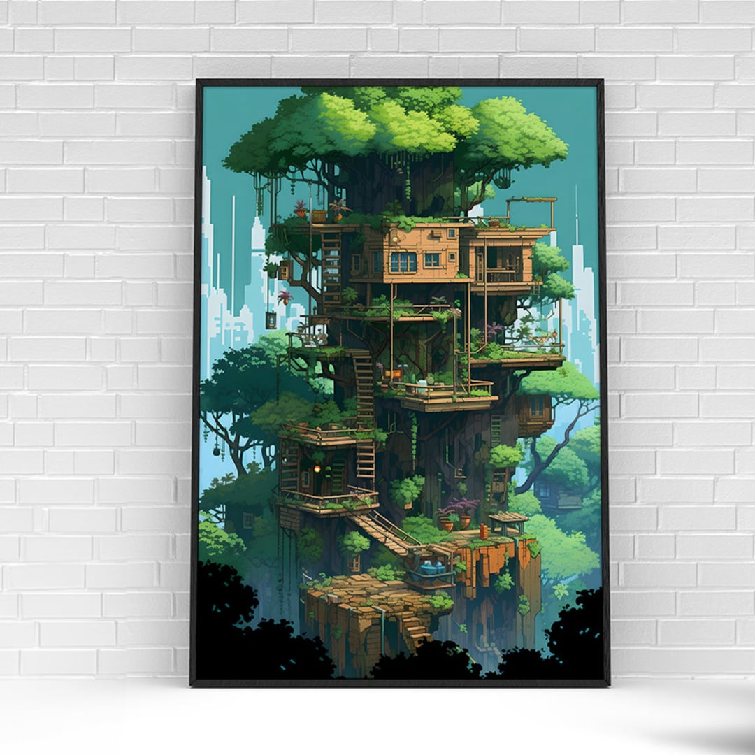 Minecraft Art, Fantasy Landscape, Fantasy Art Landscapes,poster Art ...