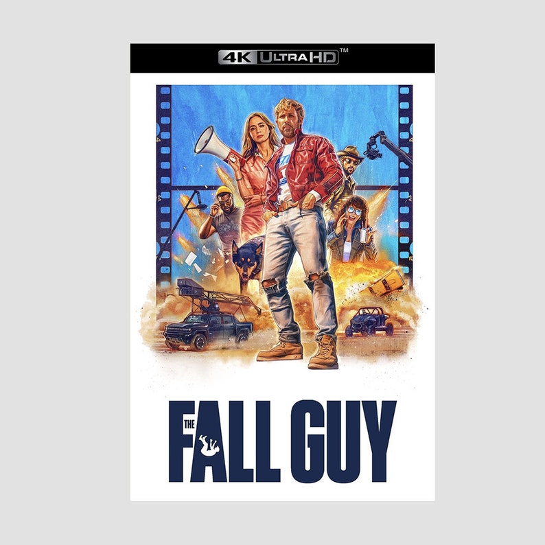 The Fall Guy Movie Poster, Customized Poster, Poster Art, High Quality ...