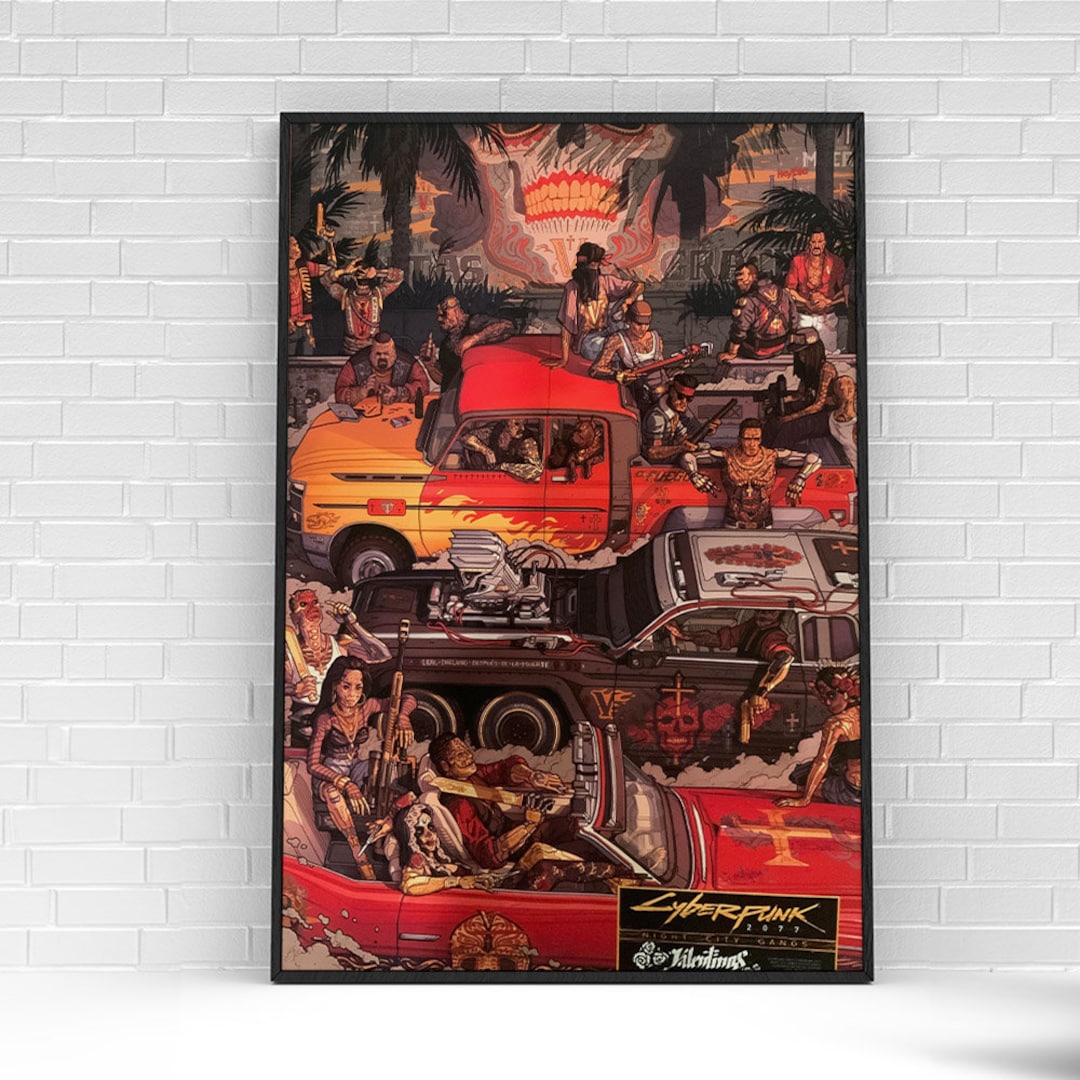 Gangster Comic Poster, Customized Poster, Poster Art, High Quality ...