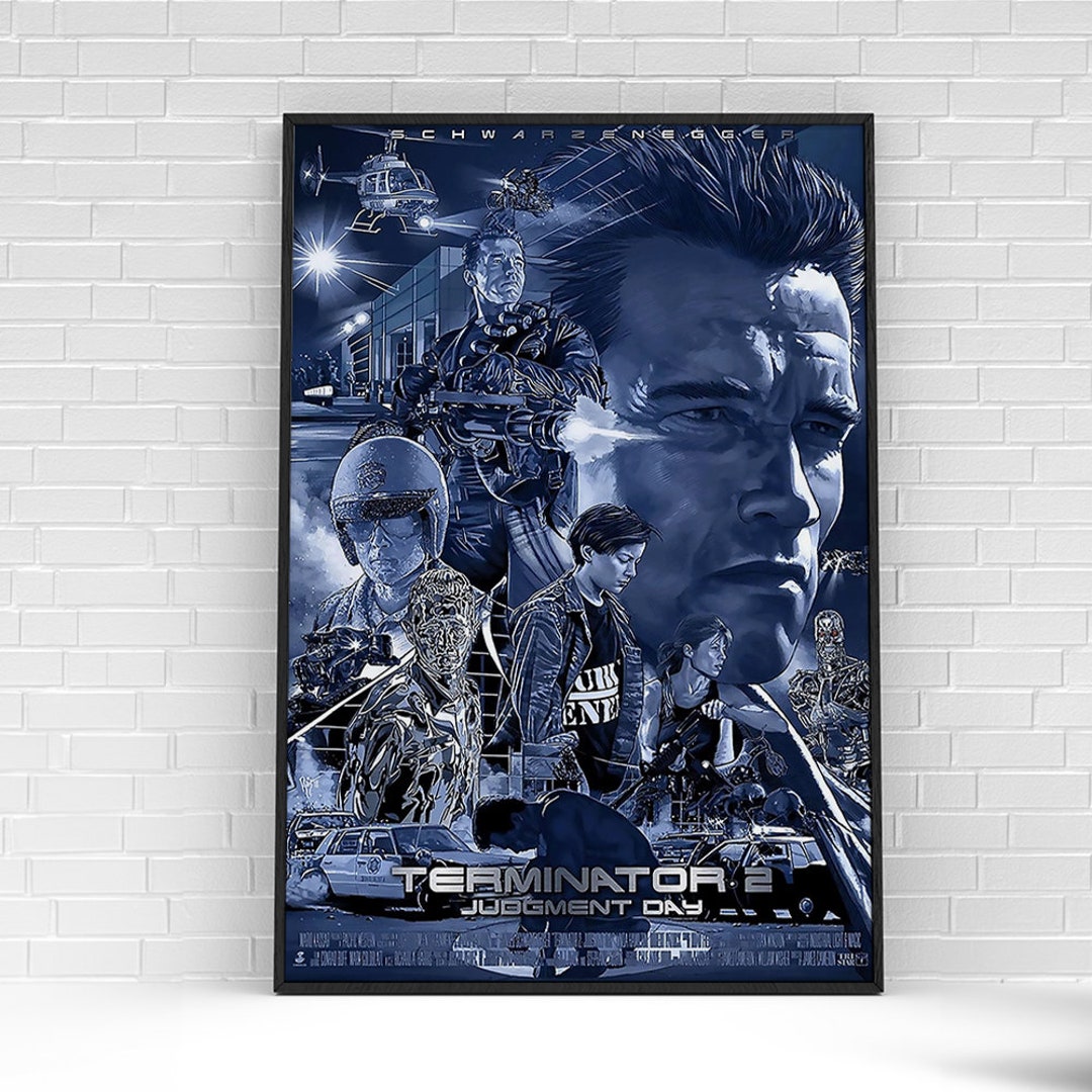 Terminator 2 Judgment Day Movie Poster, Customized Poster, Poster Art ...