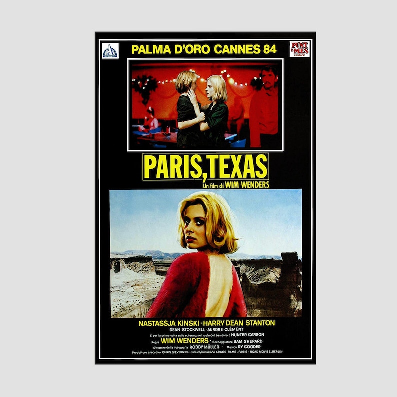 Paris, Texas Movie Poster, Customized Poster, Poster Art, High Quality ...