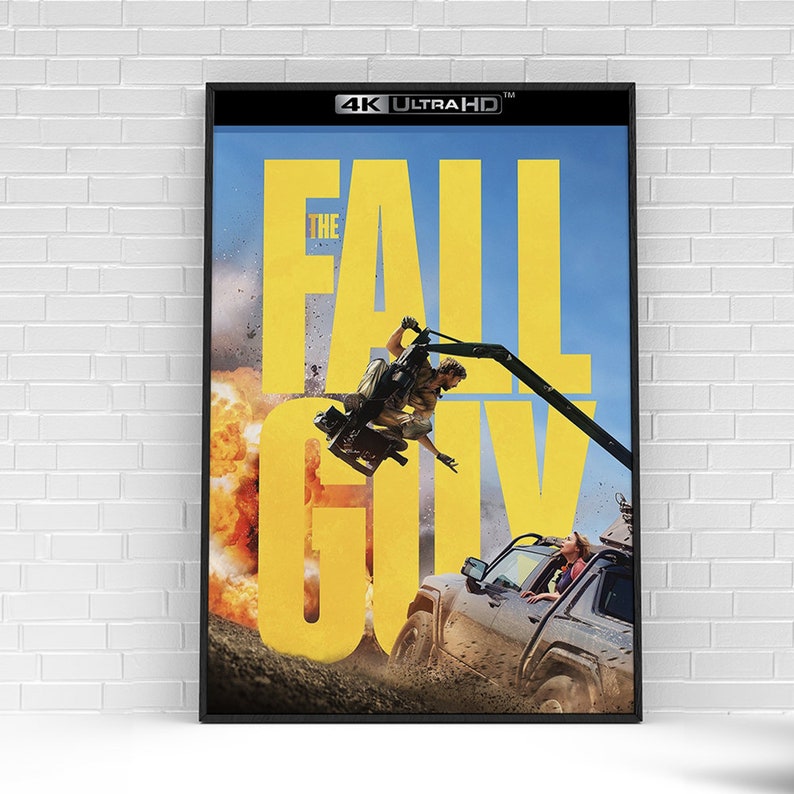 The Fall Guy Movie Poster, Customized Poster, Poster Art, High Quality ...