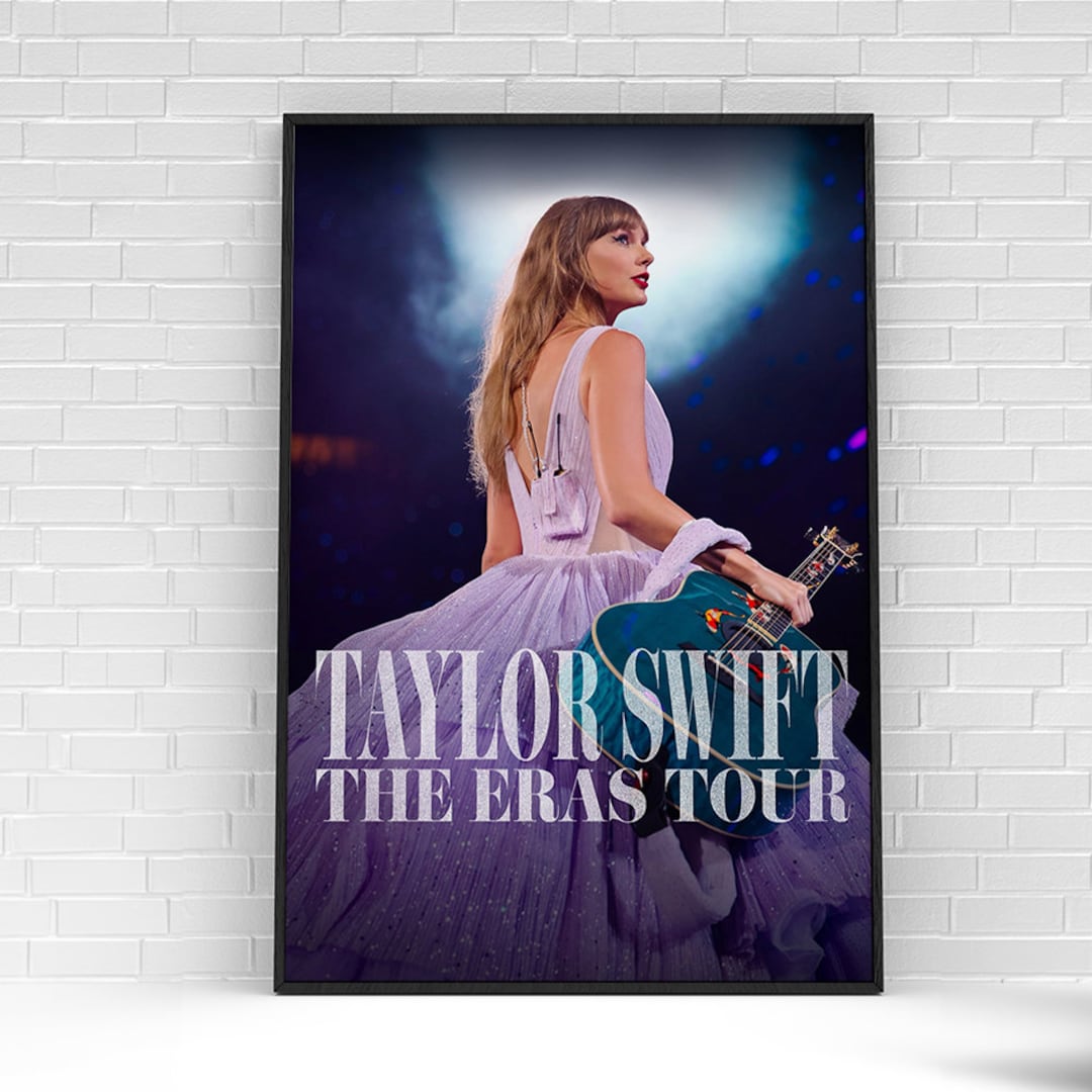Taylor Swift the Eras Tour Movie Poster, Customized Poster, Poster Art ...