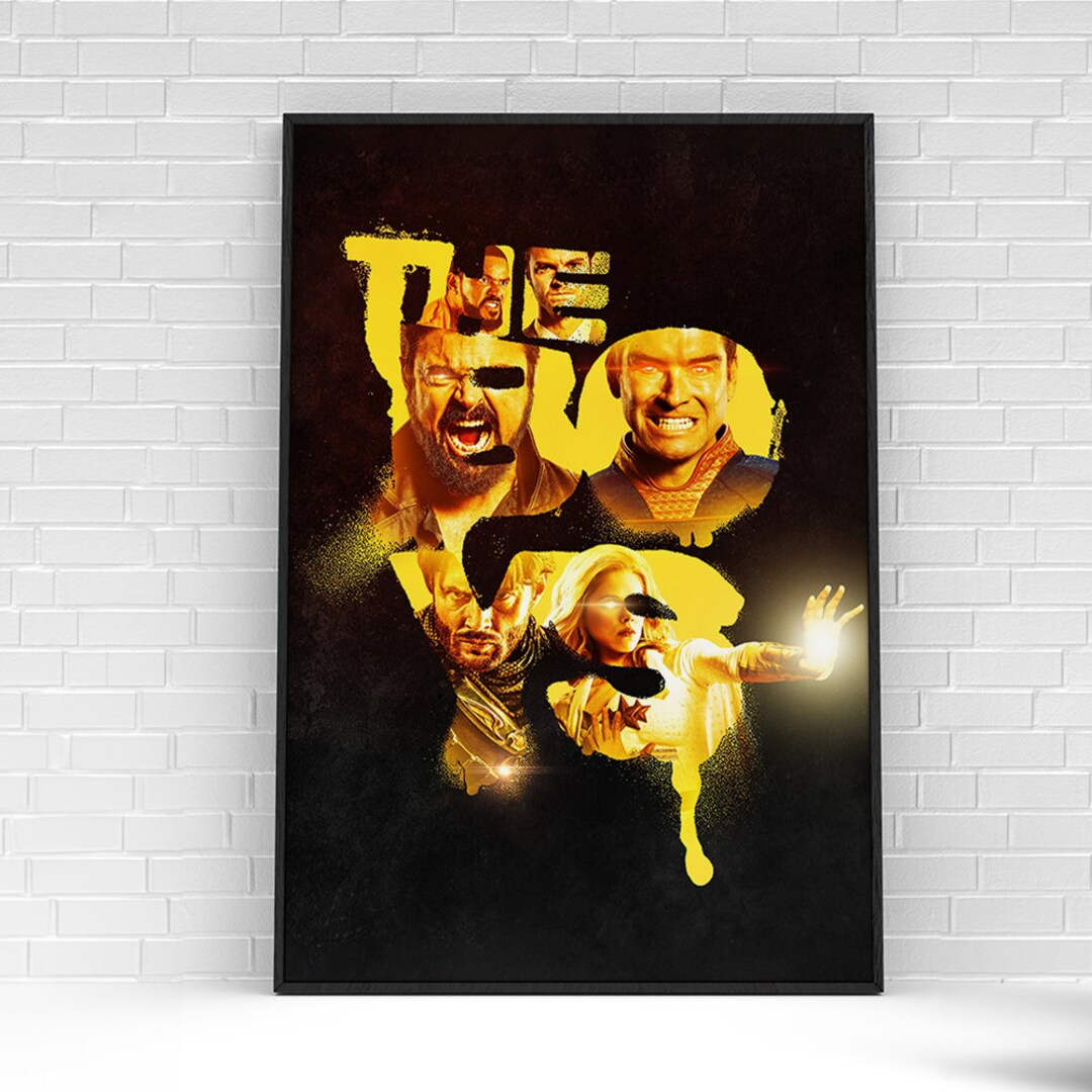 The Boys TV Poster, Customized Poster, Poster Art, High Quality Canvas ...