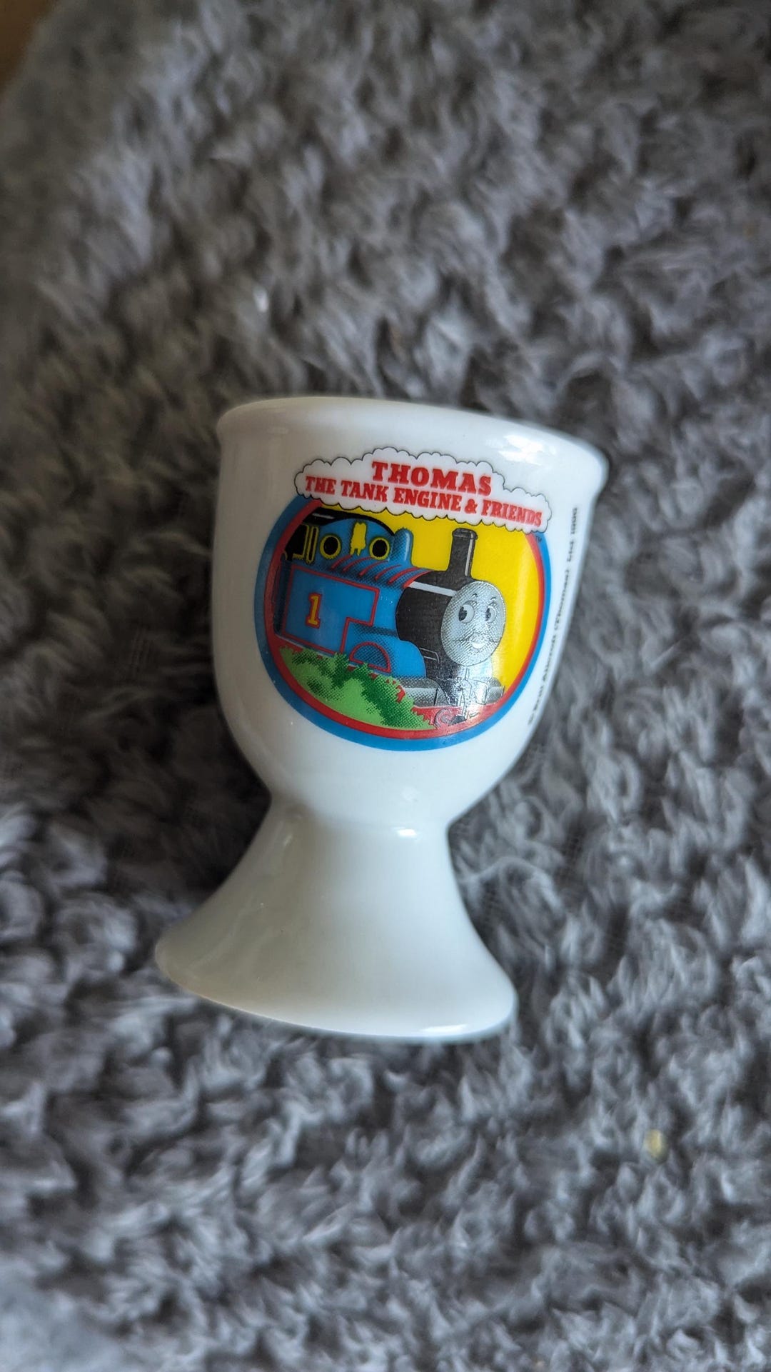 VINTAGE 1996 Thomas the Tank Engine Egg Cup Britt Allcroft 2.5 - Etsy