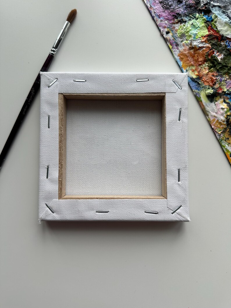 The Conjuring House-original Scary Forest Acrylic Painting on 5 X 5 ...