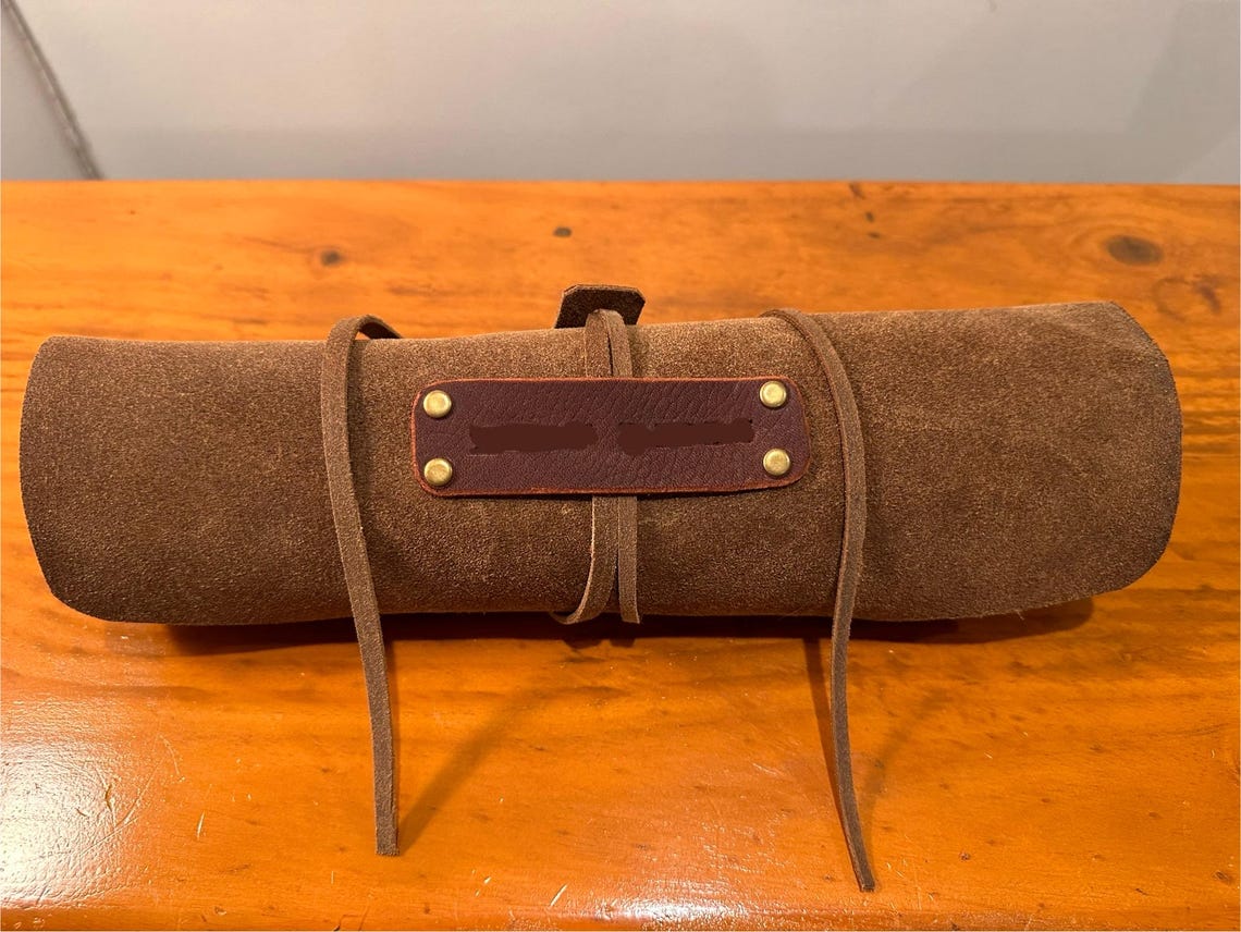 Leather Tool Roll up Bag - Etsy