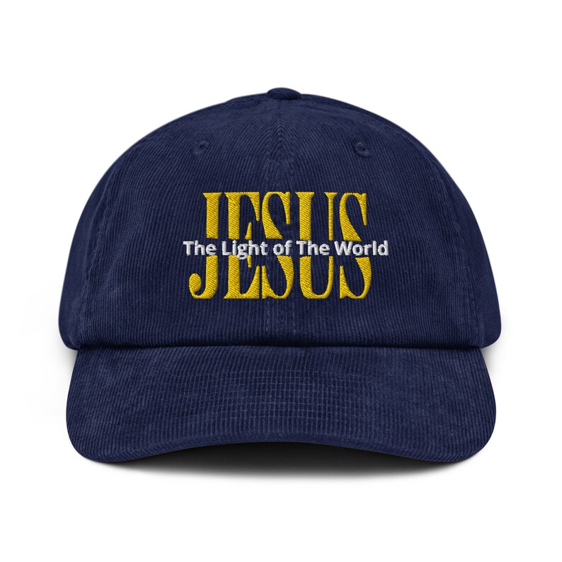 Jesus Apparel Church Hat Yeshua Hat Embroidery Corduroy Hat Jesus ...