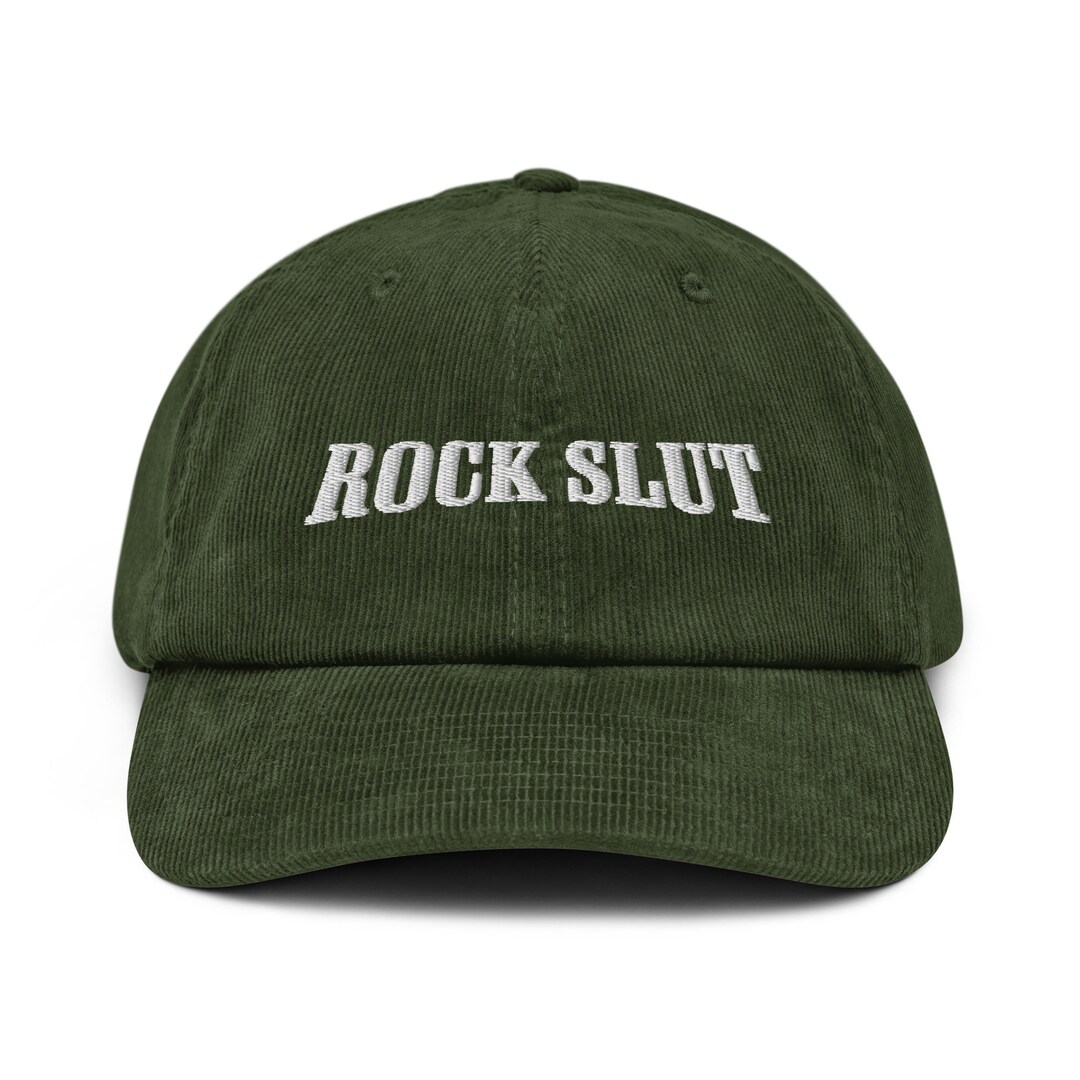 Rock Slut Geology Collector Addict Lover Embroidery Corduroy Hat Gift ...