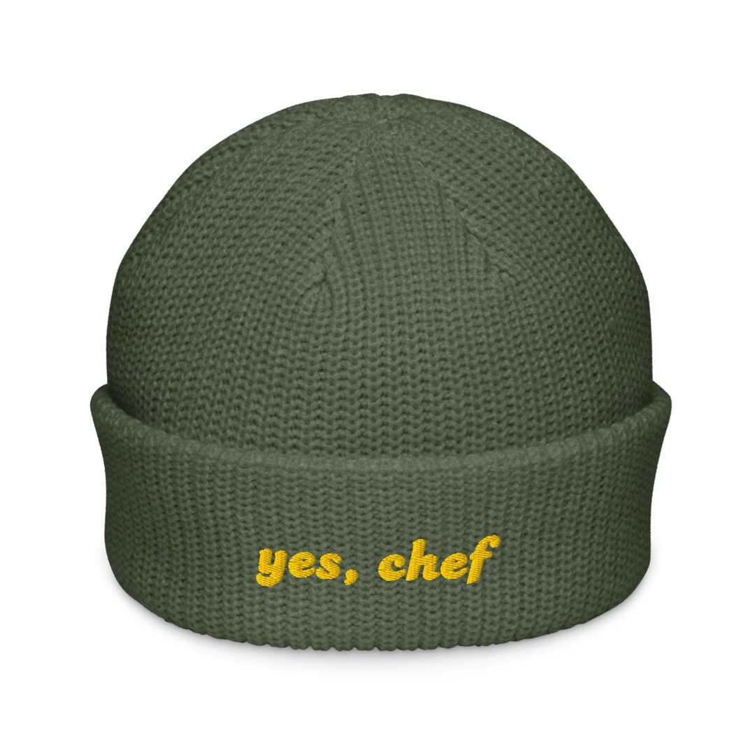 Yes, Chef the Bear TV Show Embroidery Fisherman Beanie Foodie Kitchen ...