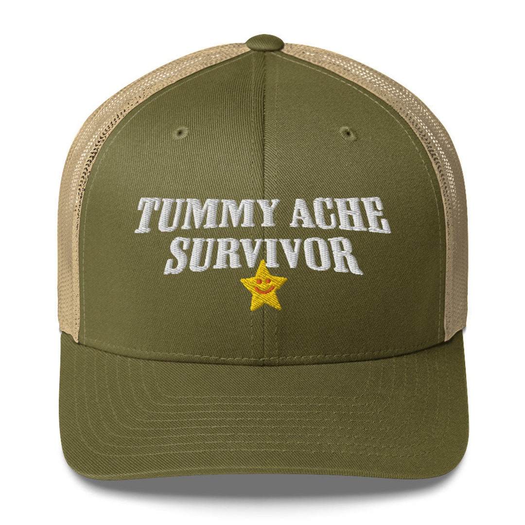 Tummy Ache Survivor Embroidery Trucker Cap Gift for Her Tummy Hurts ...
