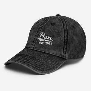 Custom Dad Hat Papa Est Personalised Cap for Father's Day Gift ...