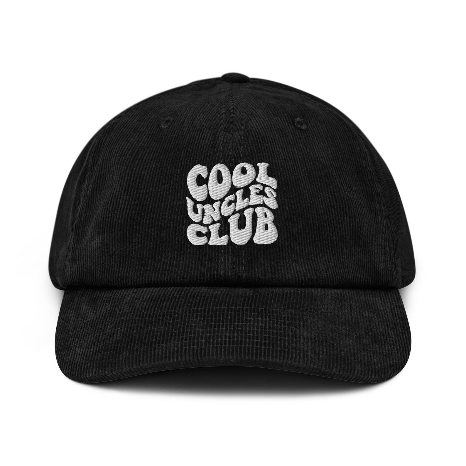 Cool Uncles Club Hat Gift Uncle Shirt Embroidery Corduroy Hat Cap ...